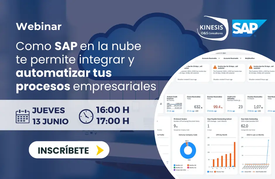 Webinar: Cómo SAP en la nube te permite integrar y automatizar tus procesos - Kinesis Consulting